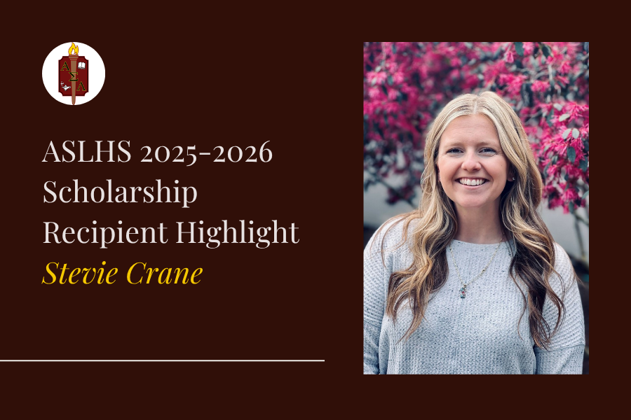 Stevie Crane: 2025-2026 2025-2026 ASLHS Scholarship Award Recipient ...